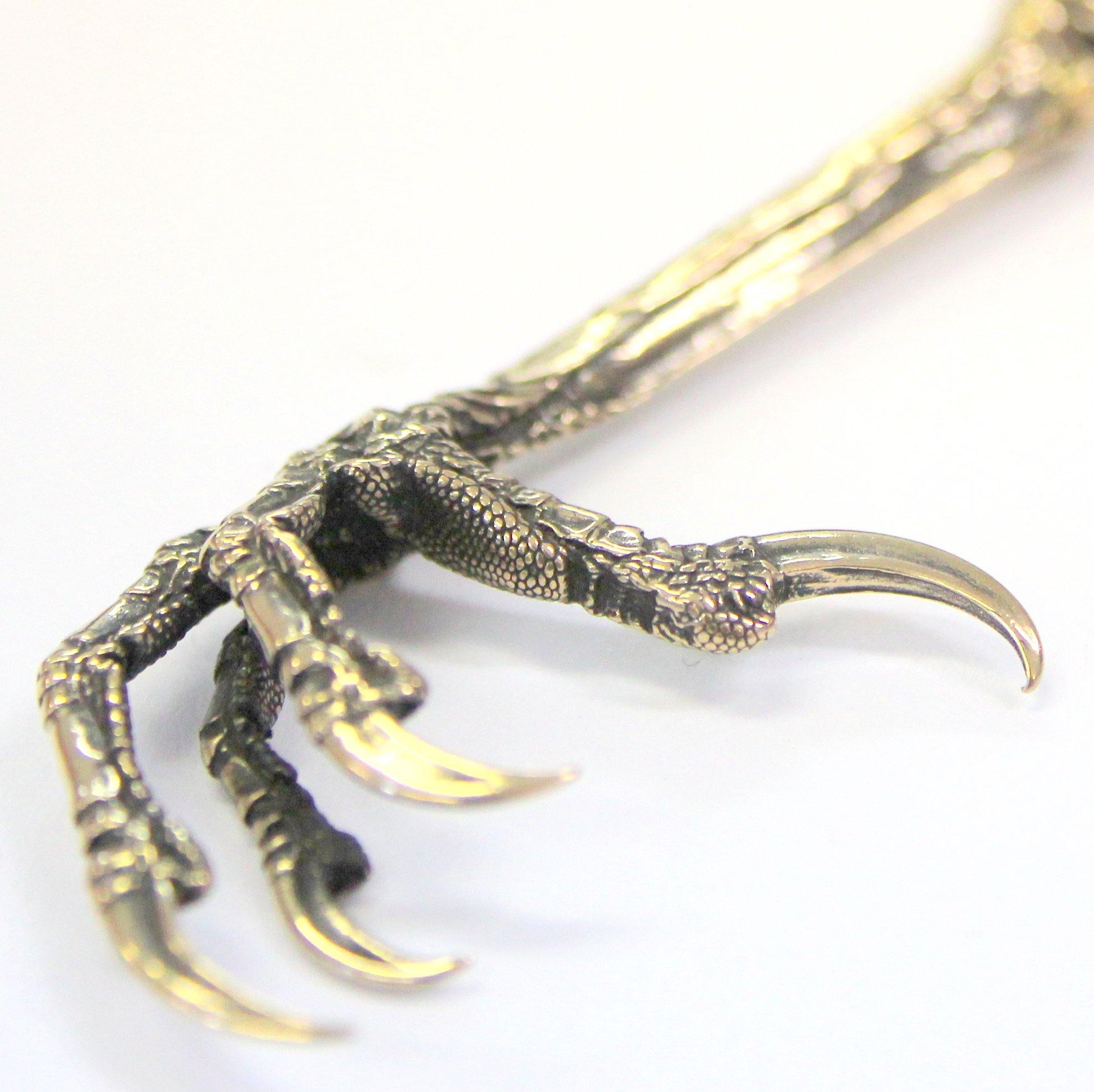 Raven Claw Necklace Crow Claw Necklace Bird Claw Pendant Necklace ...